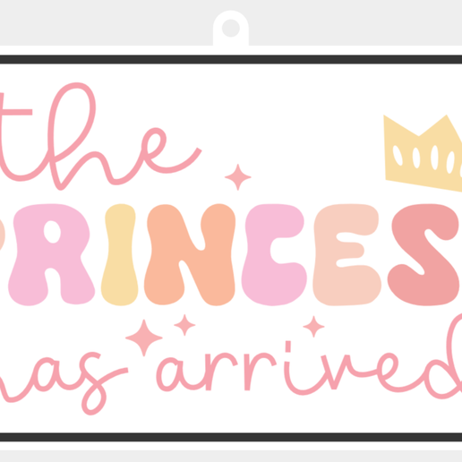 3MF file Princess, Sign 👸 ・3D print design to download・Cults