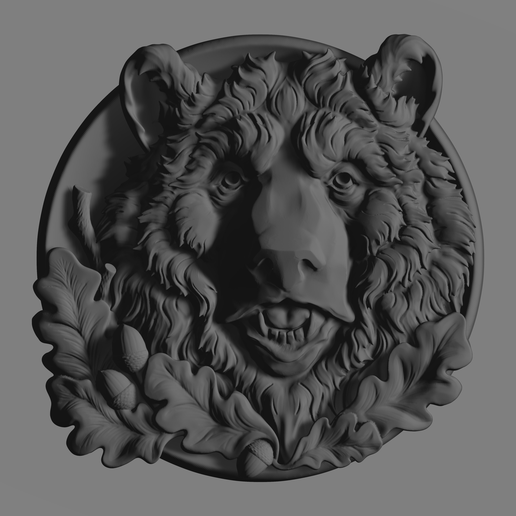 STL file bear stl cnc design 🐻 ・3D print object to download・Cults