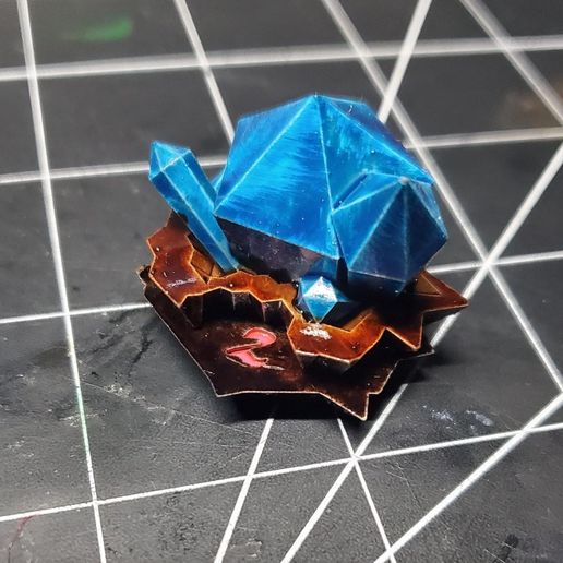 💎 Moonstone D4 counter・ STL File for ・Cults