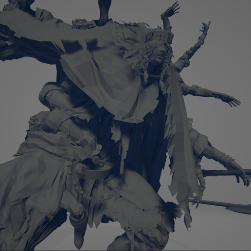 💍 ELDEN RING GODRICK THE GRAFTED BOSS・ STL File for ・Cults
