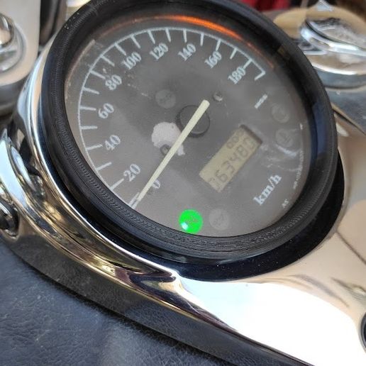 STL file Shadow Speedometer 🏍️ ・Model to download and 3D print・Cults