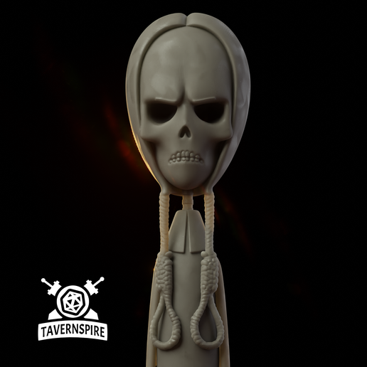 💀 Wednesday Skeleton・ STL File for 3D printing・Cults