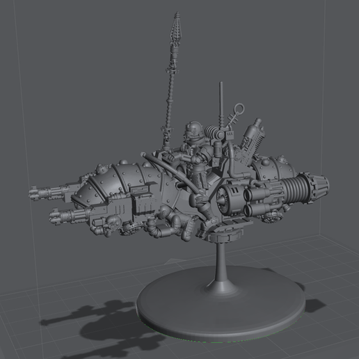 ⚔ Skitarii Jocasta Jetbike V2・Free 3D File for 3D printing・Cults