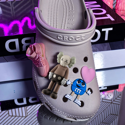 🎨 Kaws Jibbitz Charm Companion・ STL File for ・Cults