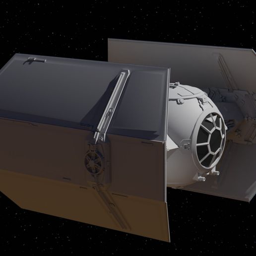 STL file TIE Advanced X1 👔 (OBJ)・3D printer design to download・Cults