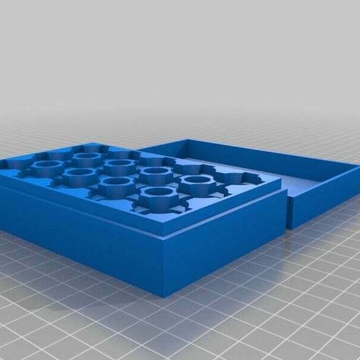 📦 Customizable ER Collet Box・Free STL File for ・Cults