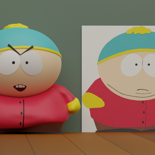 👾 Eric Cartman South park・Archivo STL Gratis para ・Cults