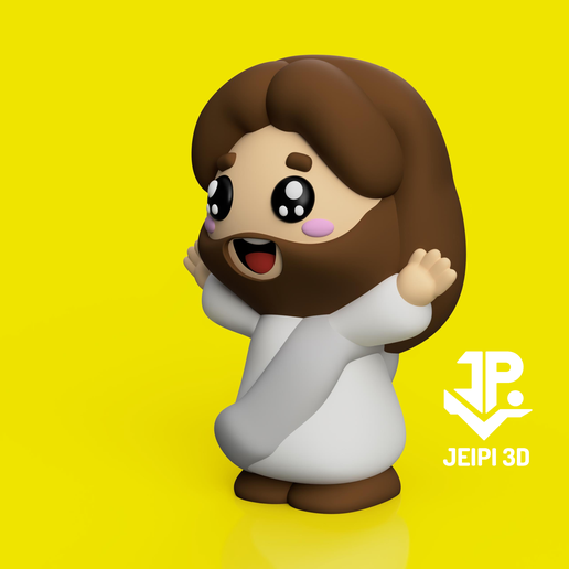 Archivo STL JESUS_CHIBI ️ ・Modelo de impresión 3D para descargar・Cults