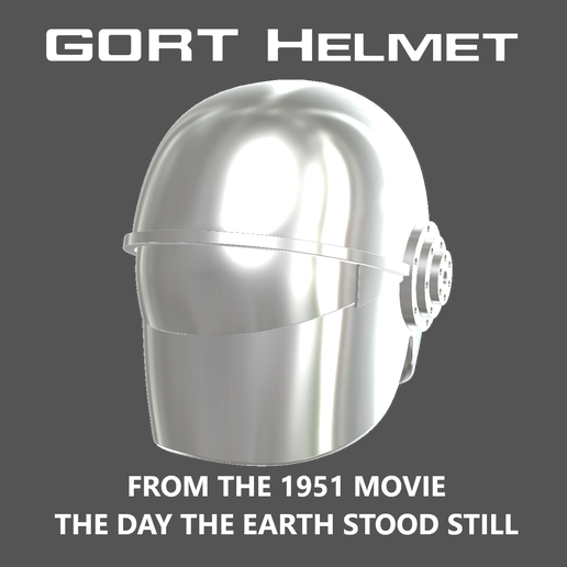🪖 GORT Helmet・ 3D File for 3D printing・Cults
