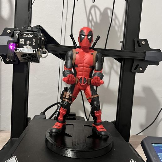 STL file CONTROLLER HOLDER / DEADPOOL JOYSTICK II 🕹️ ・3D printable ...
