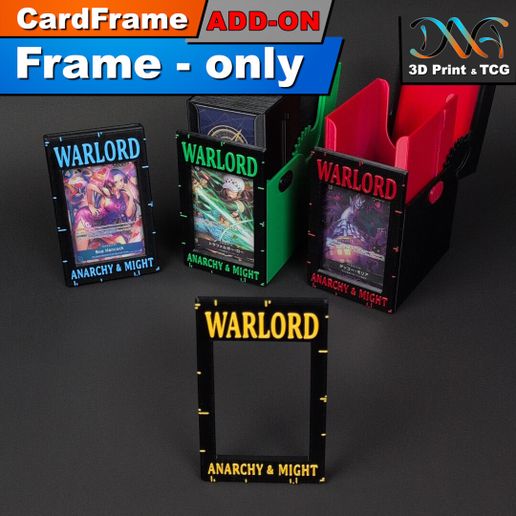 🖼️ Warlord Frame Design for CardFrame Deck Box & Card Display - 3D ...