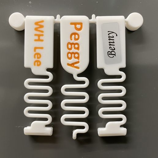 Fichier STL gratuit Magnetic Milk Carton Name Tag Holder 🧲 ・Design pour ...