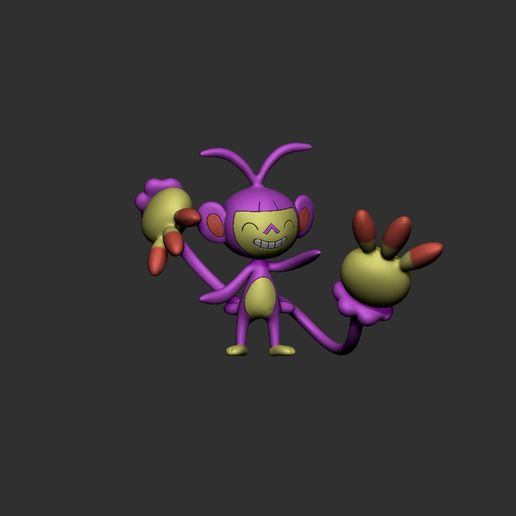🐉 pokemon ambipom・ STL File for ・Cults