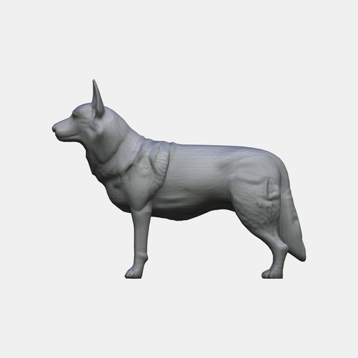 STL file Wolf Figure 🐺 ・3D printable model to download・Cults