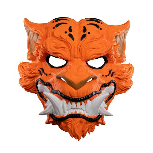 3D file Tora Mask 🐅 ・3D printable model to download・Cults
