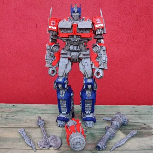 🤖 Optimus Prime Articulated ROTB・ STL File for 3D printing・Cults
