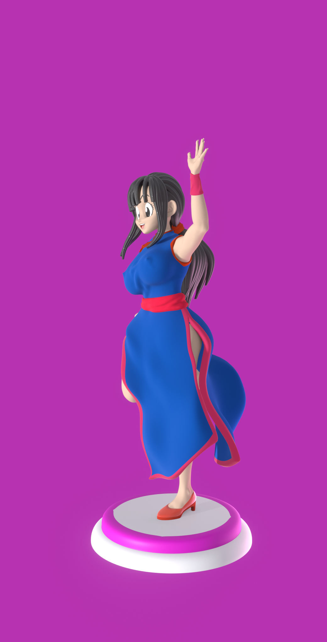 Stl Datei Milch Chi Chi Dragon Ball Z・modell Zum Herunterladen Und 3d