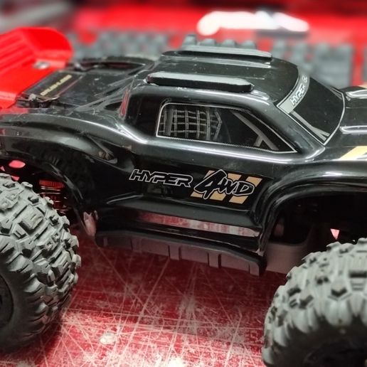 🪶 Hyper go h16bm 1:16 Rear wing・ STL File for 3D printing・Cults