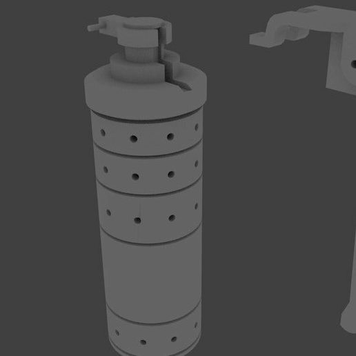 🎨 Dredd 3D 2012 Gas Grenade・Free STL File for ・Cults