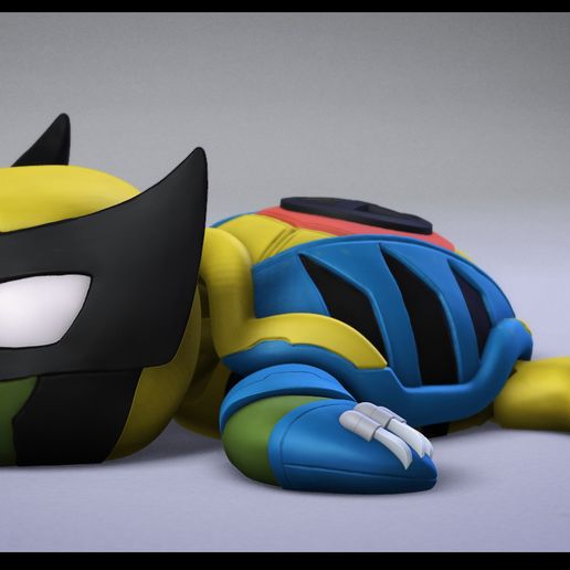 🐢 Super Turtle Wolverine・ 3D File for 3D printing・Cults