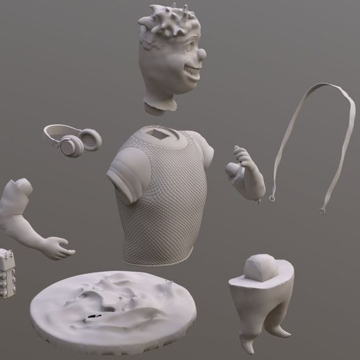 Archivo 3D Pixar Elemental Wade Ripple imprimible 👾 ・Modelo para ...