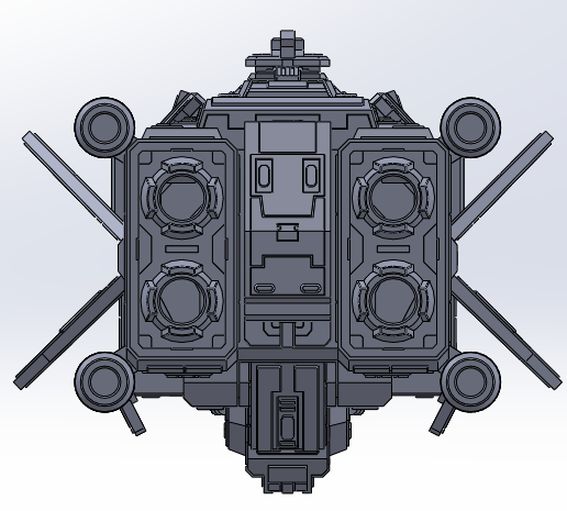😇 Halberd Class Destroyer (1:3000) in the Halo・ STL File for ・Cults
