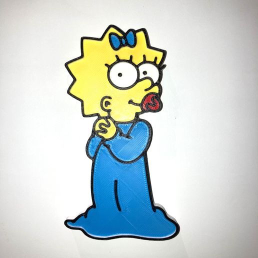 STL file 5 Simpson Maggie magnets 🧲 ・3D printer model to download・Cults