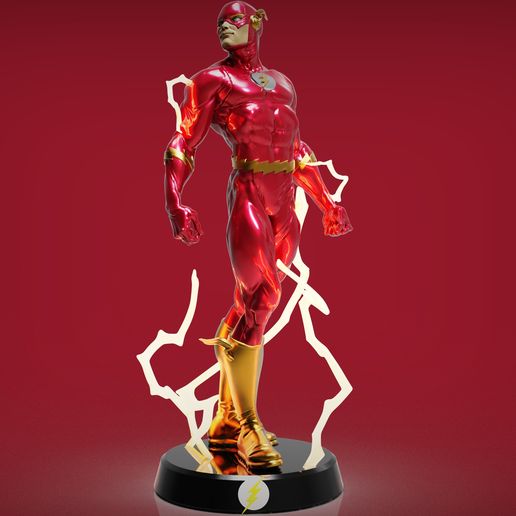 👾 The Flash SA・ STL File for 3D printing・Cults