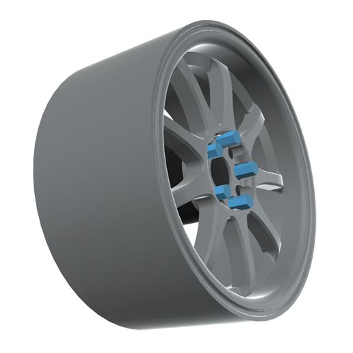 STL file 1/24 scale 18" Work Emotion XD9・3D print model to download・Cults