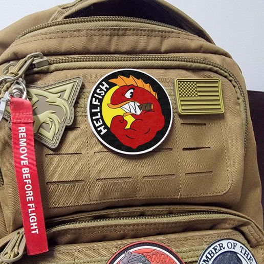 3MF file PATCH HELL FISH 🐠 (STEP)・3D printer model to download・Cults