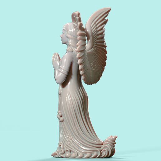 👼 Angel Praying・ STL File for 3D printing・Cults
