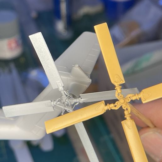 ️ 1/72 CH-53D MH-53J MH-53M Corrected Tail Rotor・ STL File for 3D ...