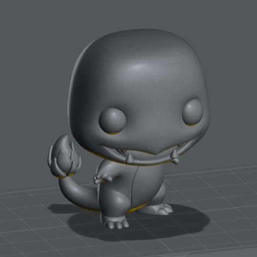 🐉 charmander funko pop・ STL File for 3D printing・Cults