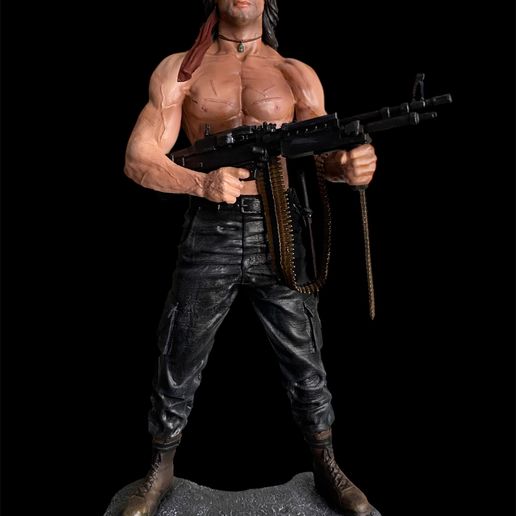 STL file rambo 👽 ・3D printing idea to download・Cults