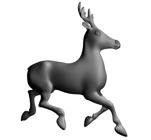 STL file A deer running at a gait. 🦌 ・3D print object to download・Cults