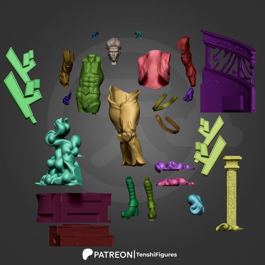 🗿 Dio Brando - Jojo's Bizarre Adventure・ 3D File for 3D printing・Cults