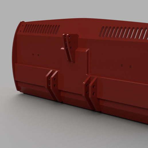 🚜 1/14 Front mounted dozer blade for tractor・ 3D File for 3D printing・Cults