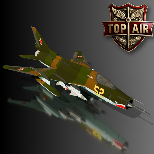 🛩️ Sukhoi Su-17 (M4)・ 3D File for 3D printing・Cults