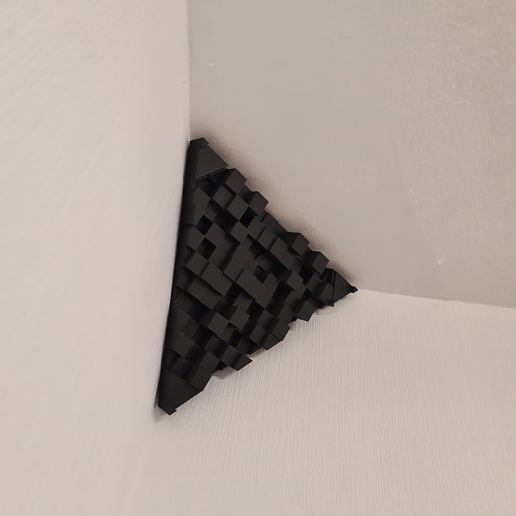 3D printing Acoustic Corner Diffuser・Cults