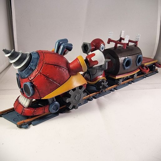 Archivo STL Skull Train - Zelda Spirit Tracks 💀 ・Objeto para impresora ...