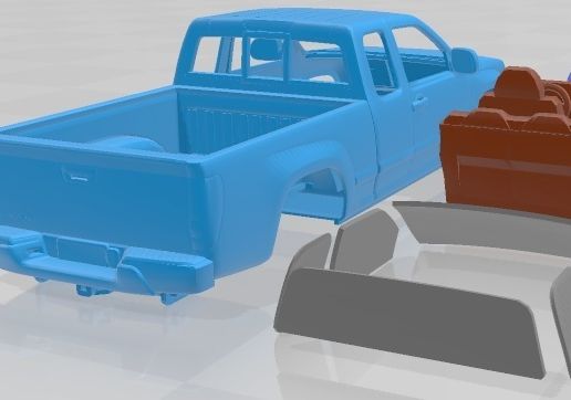 🚙 Chevrolet Colorado Extended Cab Printable Car・ 3D File for 3D ...