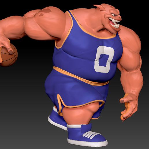 🍊 Monstar Orange - Space Jam・ STL File for 3D printing・Cults