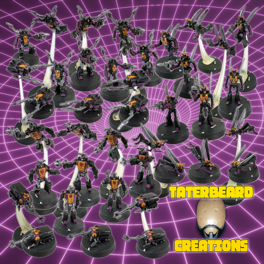 🤖 Insect-a-Bot Swarm! Bombardier, Blade-Hopper and Fragmentor.・ STL ...