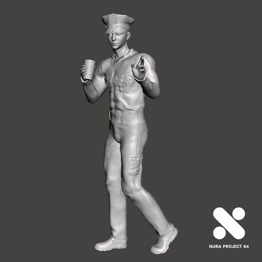 STL file Police 13 Scale 1//64 1:64 🚓 ・3D print design to download・Cults