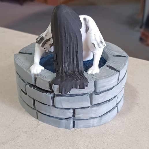 💍 The Ring Samara Morgan Coming Out Of A Well Figure・ STL File for 3D ...