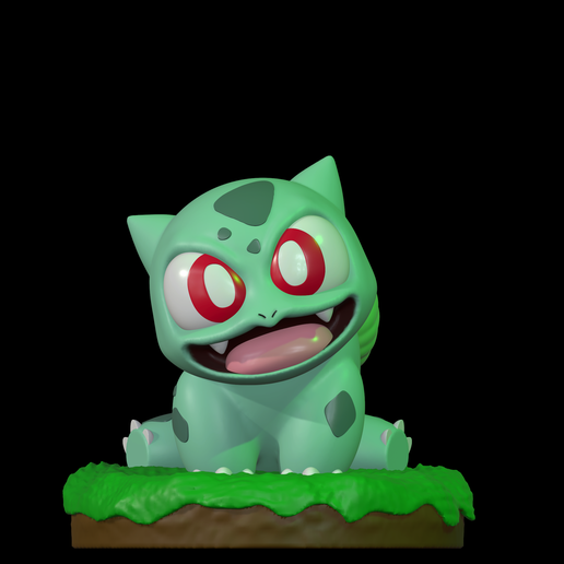 👾 Bulbasaur Pokémon #1・Free STL File for 3D printing・Cults