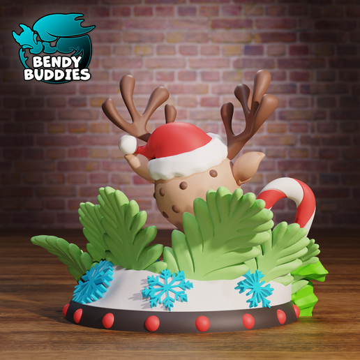 🎄 Rudolph Cute Reindeer / Stag Beast Model / Collectible Christmas ...