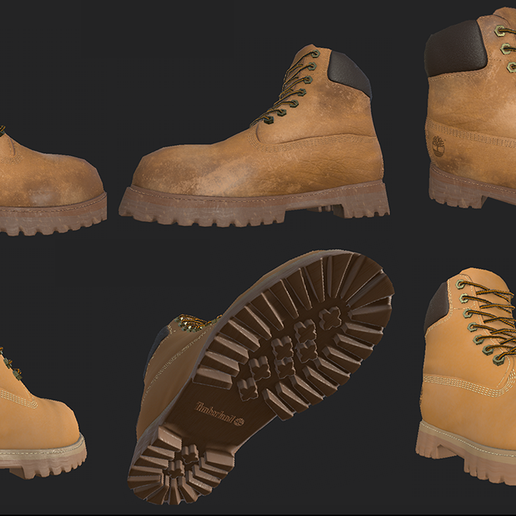👢 Timberland Boot・ STL File for ・Cults