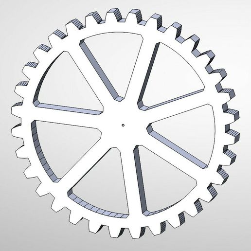 ⚙️ Sprocket 32 teeth x 8 thickness・ STL File for 3D printing and CNC ...