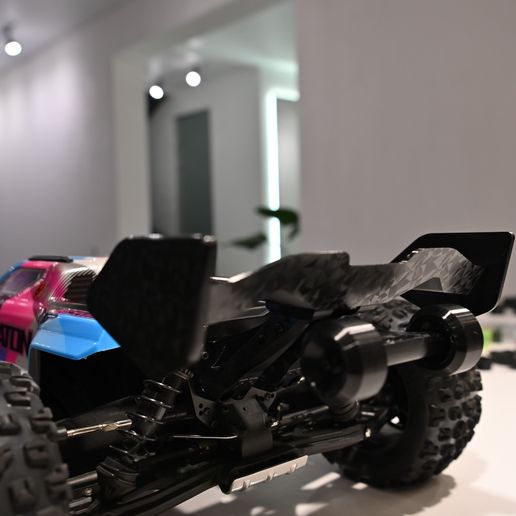 🪶 Arrma Kraton 6s spoiler mount, wing, and wheelie bar・ STL File for 3D ...